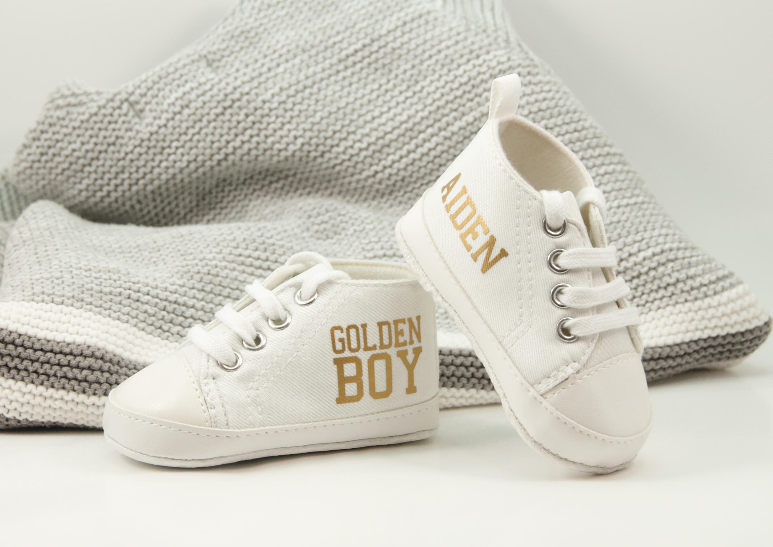 Golden Boy Baby Shoe, First Birthday Gift, Photo Shoot, 1st Birthday ...