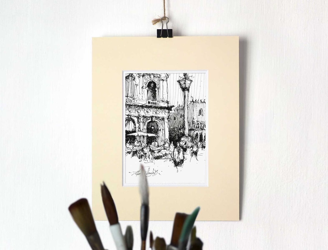 Venice San Marco Square and Beautiful Venetian Architecture. Original ...