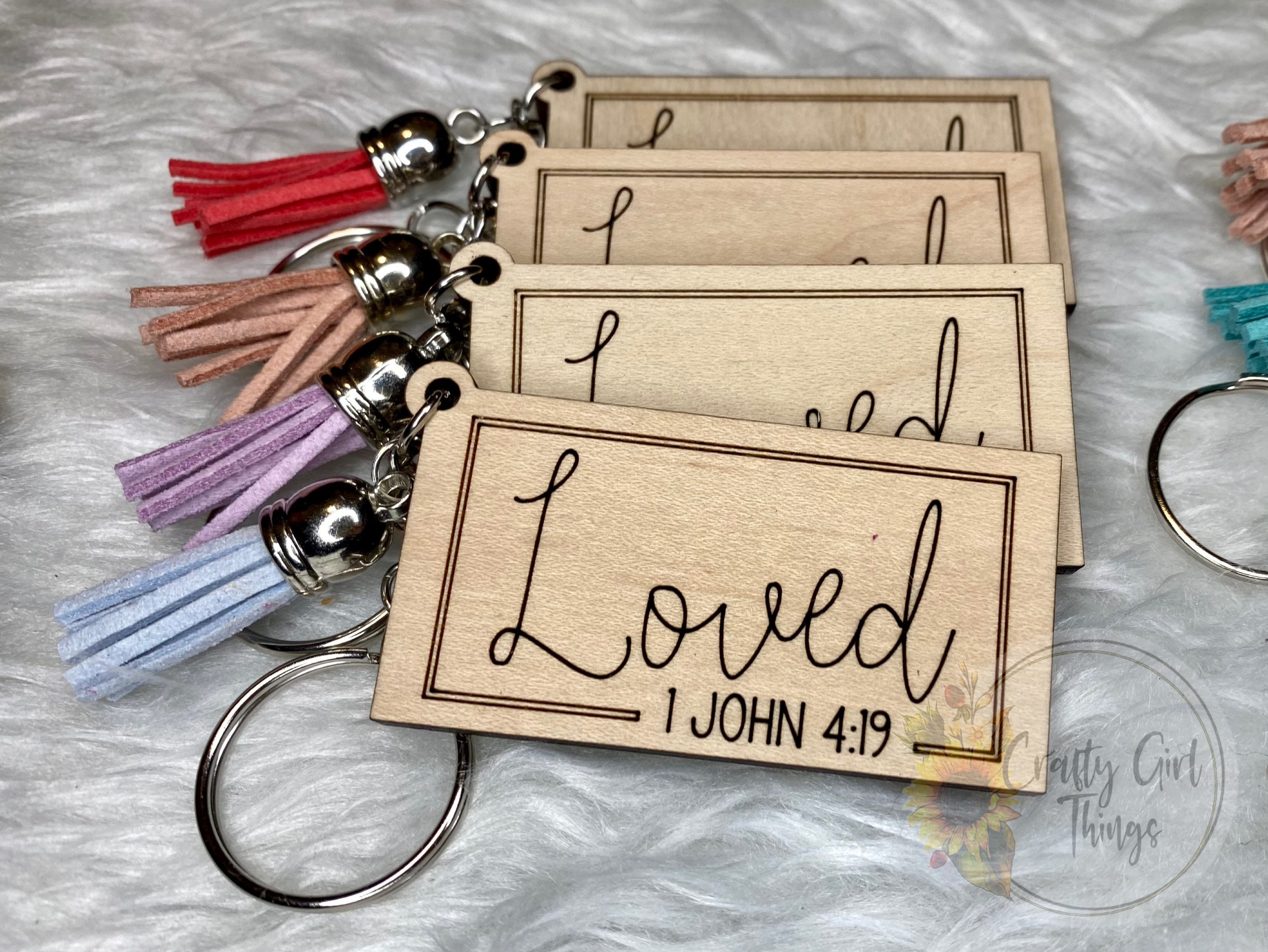 Gods Promises Keychain Bible Verse Keychain Tassel Keychain - Etsy