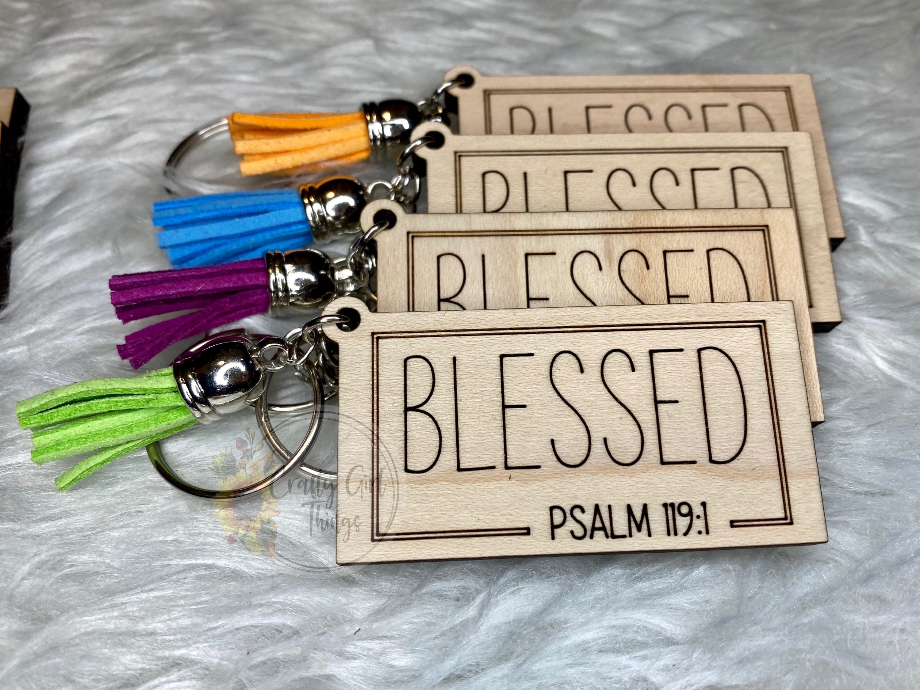 Gods Promises Keychain Bible Verse Keychain Tassel Keychain - Etsy