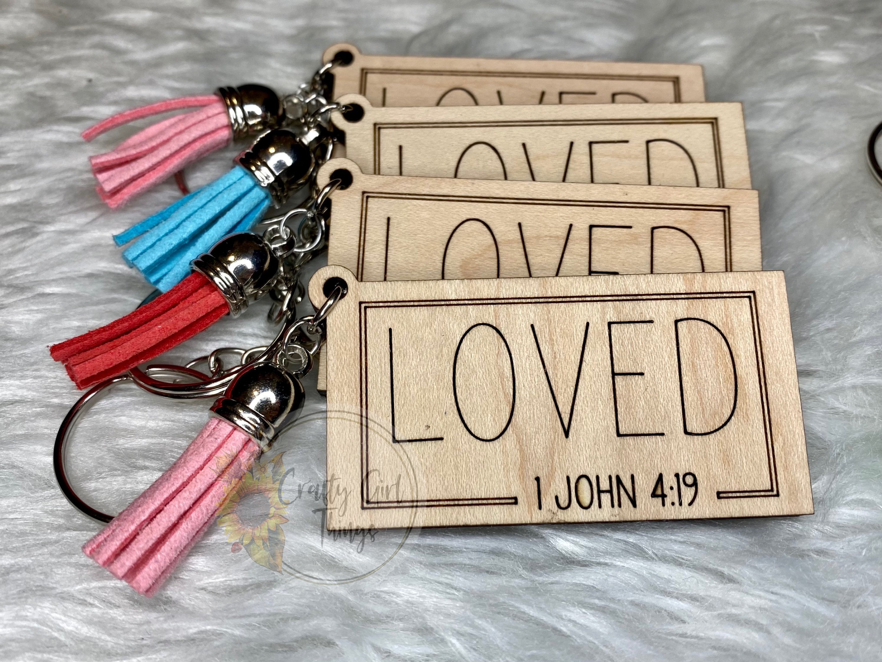 Gods Promises Keychain Bible Verse Keychain Tassel Keychain - Etsy