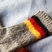 Hand-knitted German Flag 100% Wool Socks, Winter Warmth - Etsy