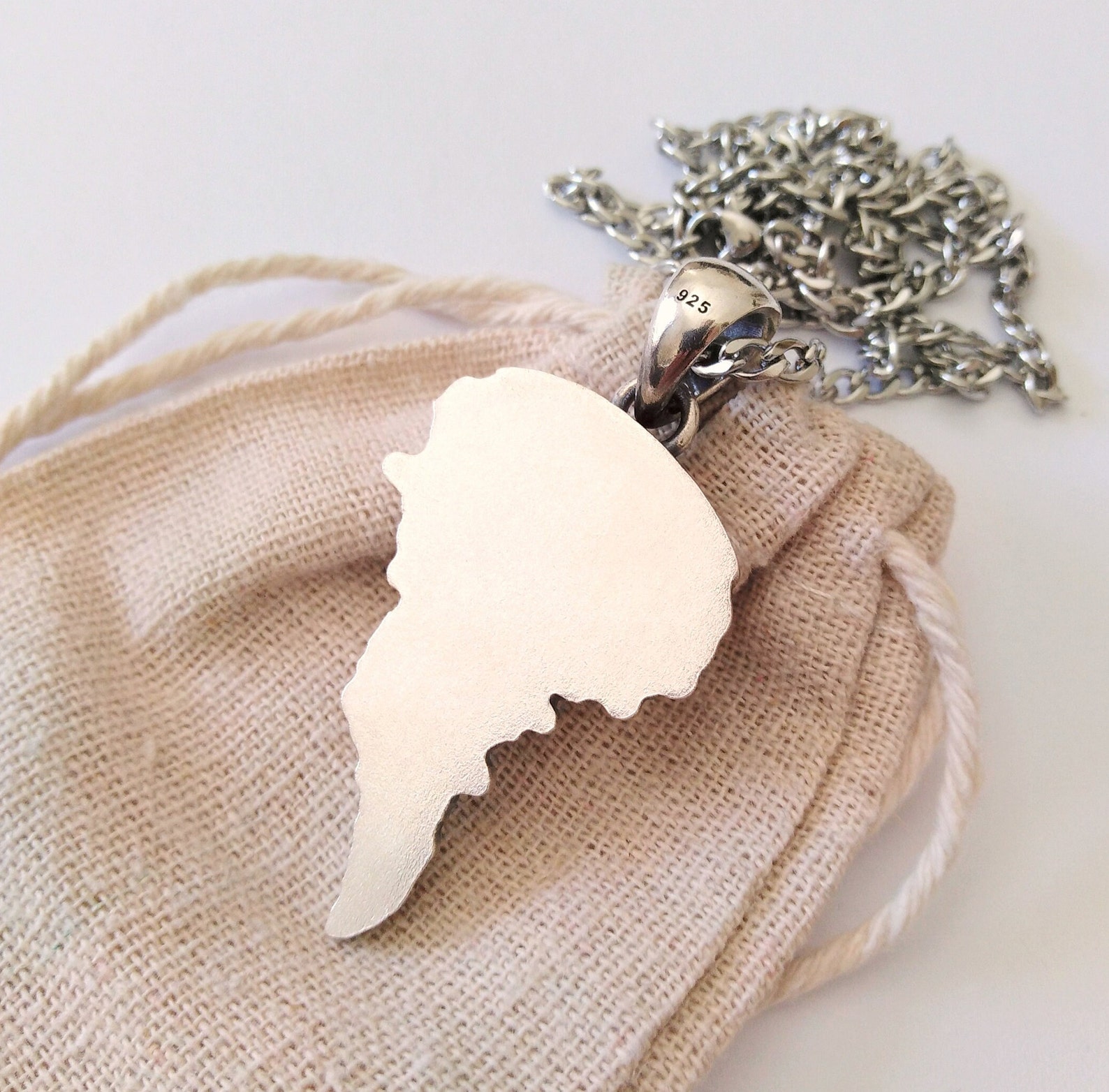 Oxidized Silver 925 Tornado Pendant | Handcrafted Aged Sterling Silver ...