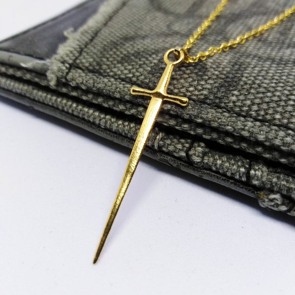 Silver Sword Pendant - Etsy
