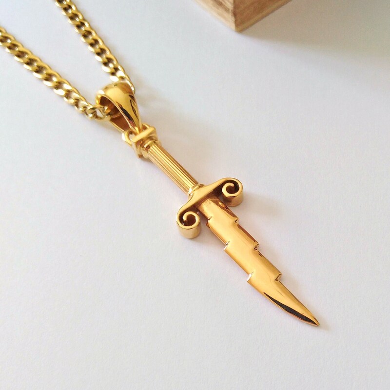Dagger Necklace - Etsy