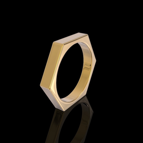 Hex Nut Ring - Etsy