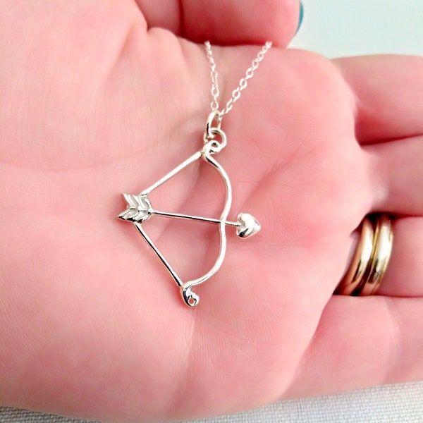 Cupid Arrow Necklace - Etsy