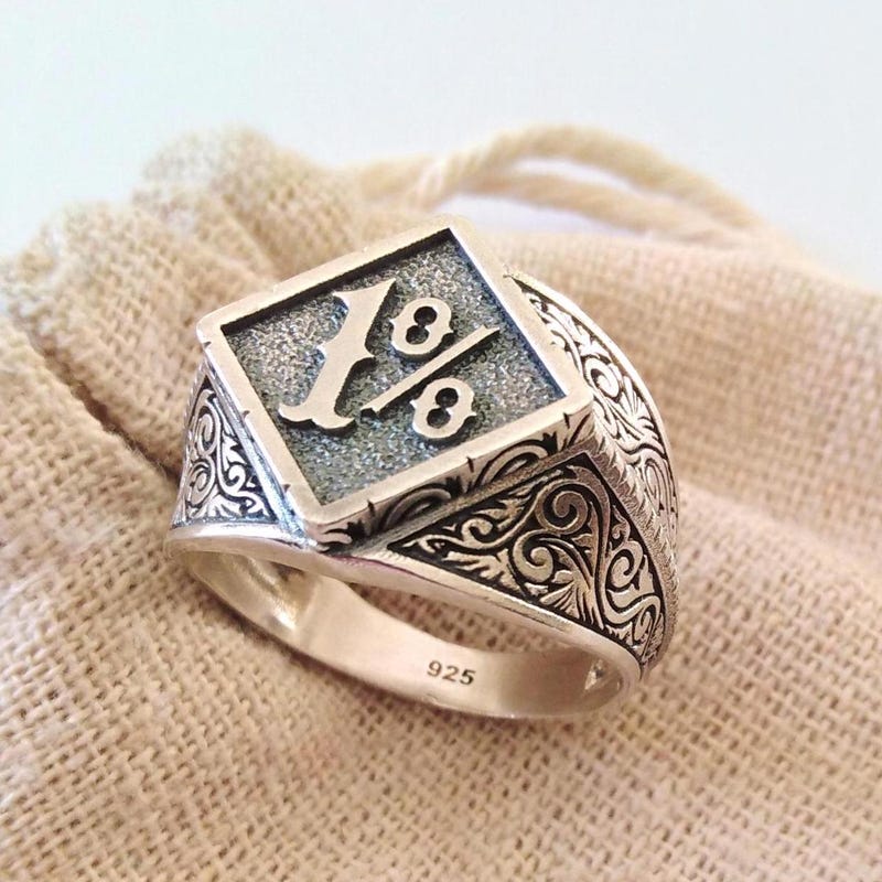 Biker Ring - Etsy