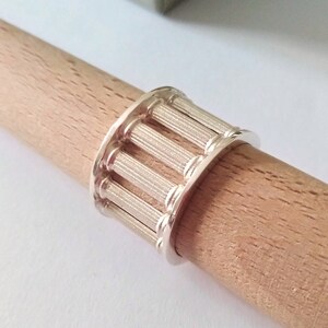 Gold Greek Pillars Ring, Sterling Silver Pillars Ring, Ancient Greek ...