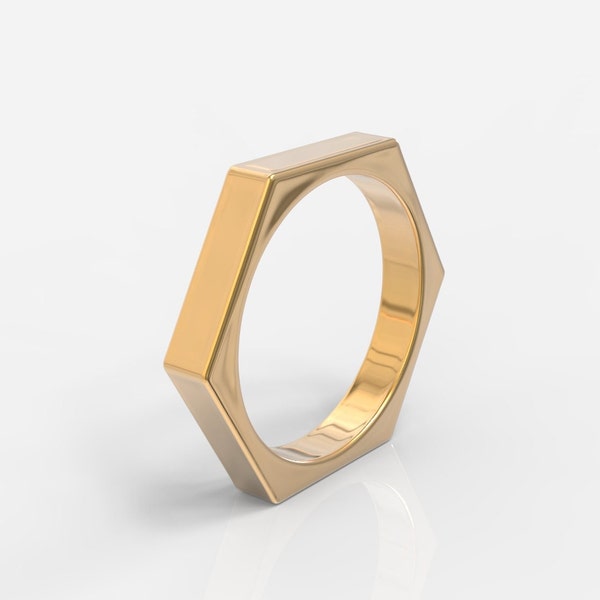 Hex Nut Ring - Etsy
