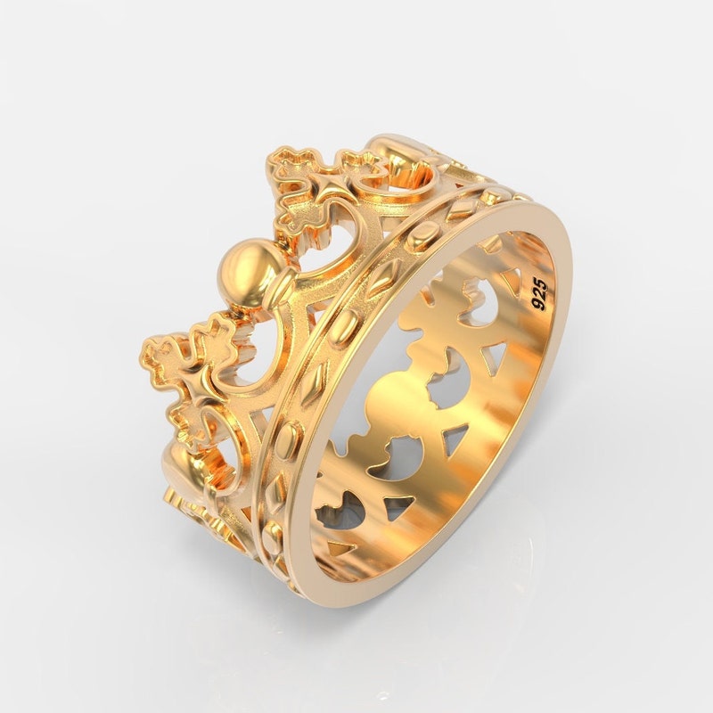 Crown Ring - Etsy