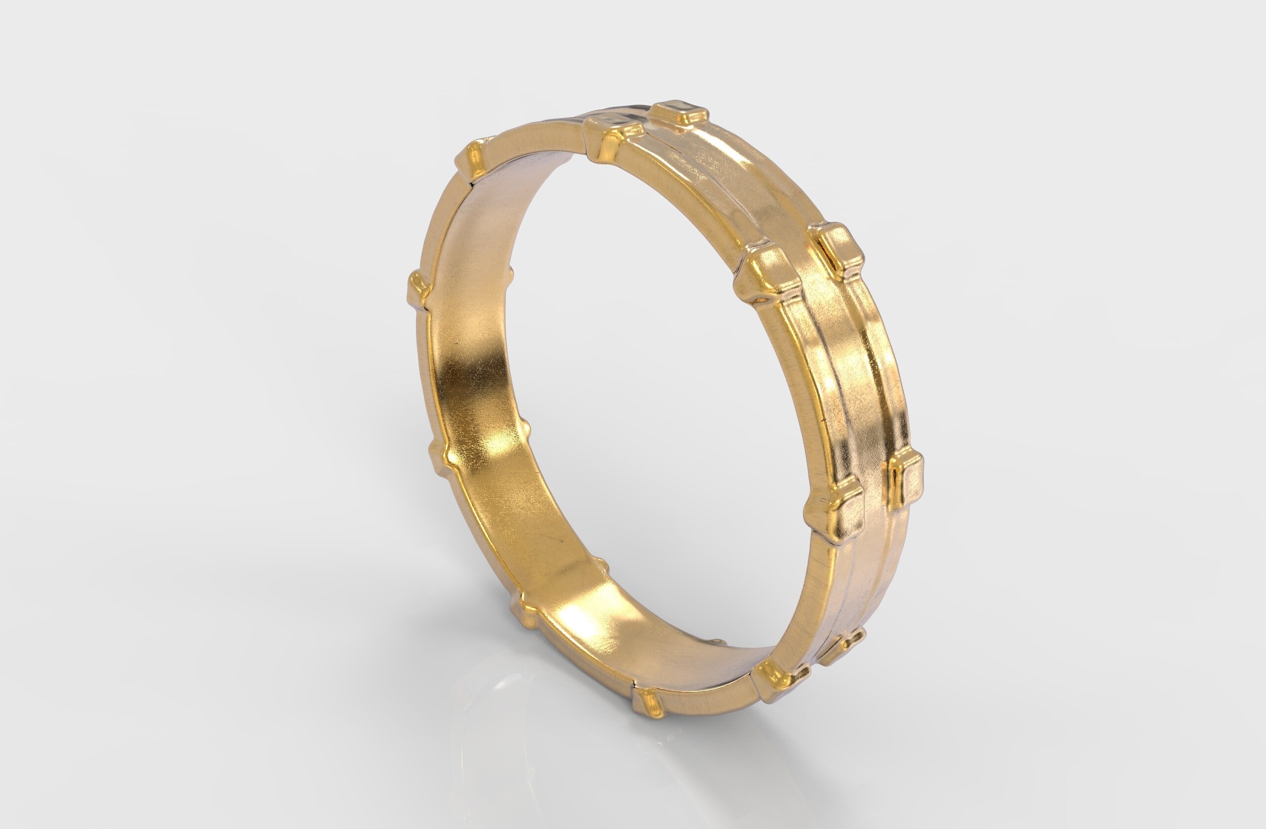 24K Gold Stargate Ring Silver 925 Stargate Ring Gold Band | Etsy