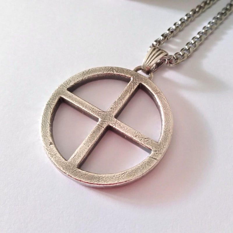 Solar Cross Pendant - Etsy