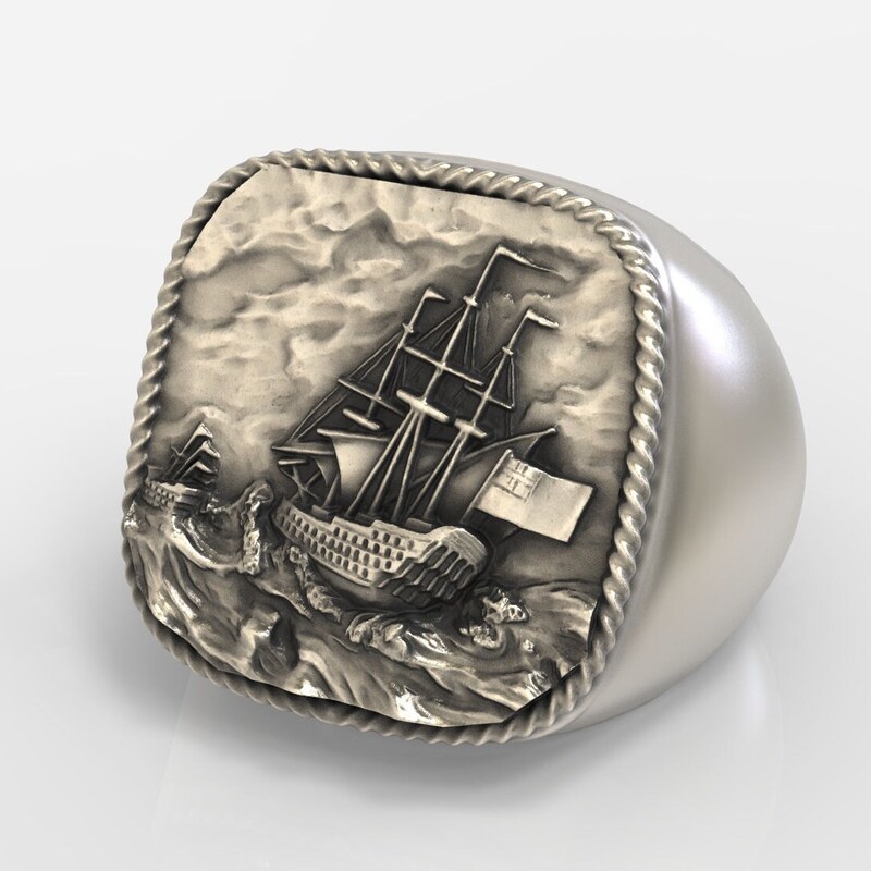 Pirate Ring - Etsy