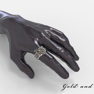 Aged Silver 925 St Michael Archangel Ring Silver 925 Michael - Etsy