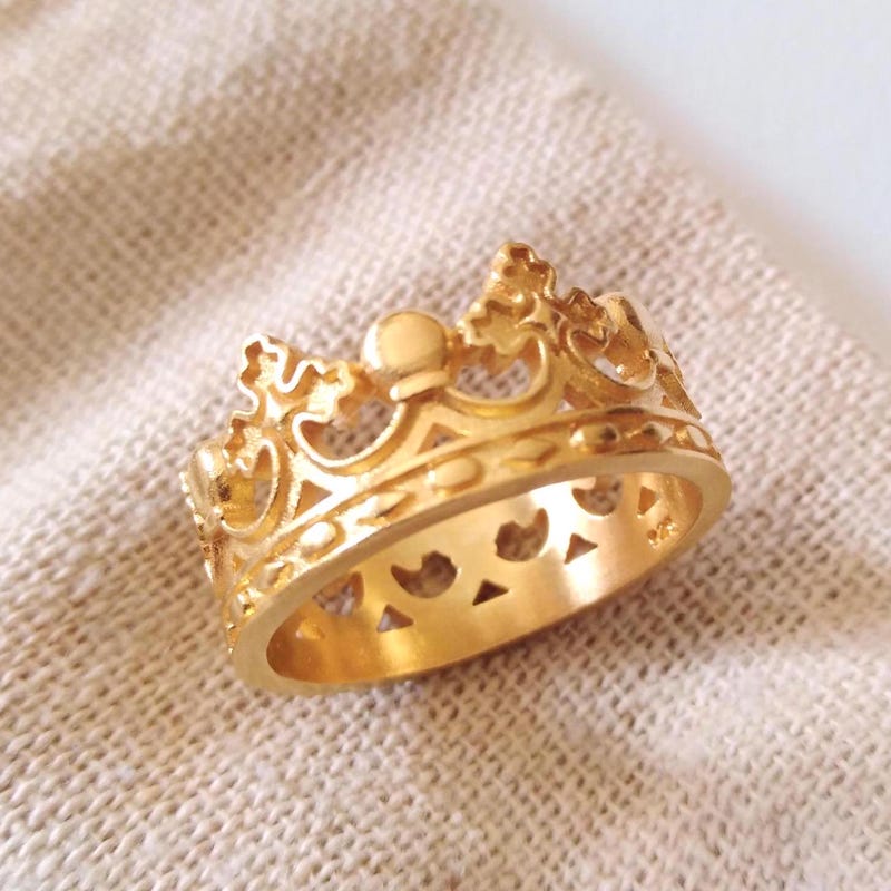 Crown Ring - Etsy