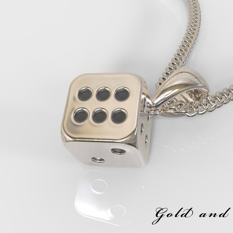 Dice Pendant - Etsy