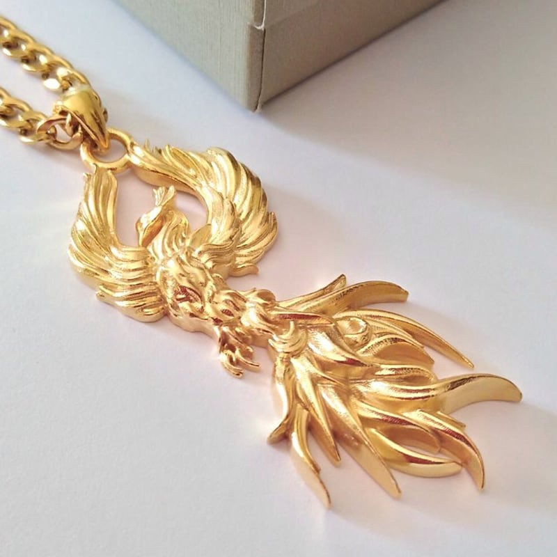 Gold Phoenix - Etsy