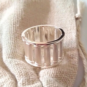 Gold Greek Pillars Ring, Sterling Silver Pillars Ring, Ancient Greek ...