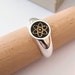 Gold Atom Ring, Atom Jewelry, Atom Signet Ring, Silver Atom Ring, Gold ...