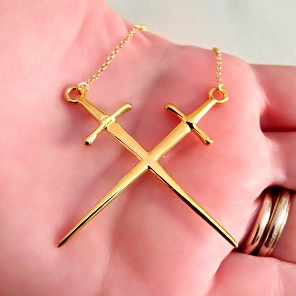 Crossed Sword - Etsy