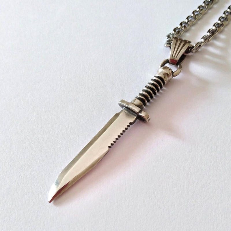 Knife Necklace - Etsy