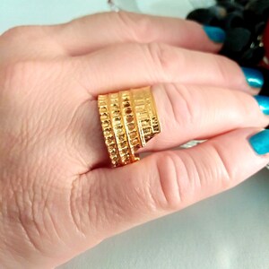 Gold Colosseum Ring Sterling Silver Colosseum Ring - Etsy