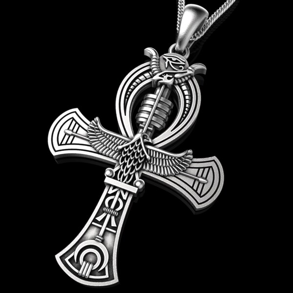 Ankh Cross Pendant - Etsy