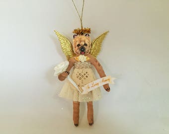 whimsical spun cotton figures and ornaments... by StanAndStew