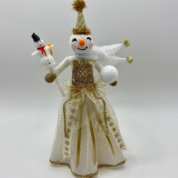 Snowman Head Tree Topper - Etsy