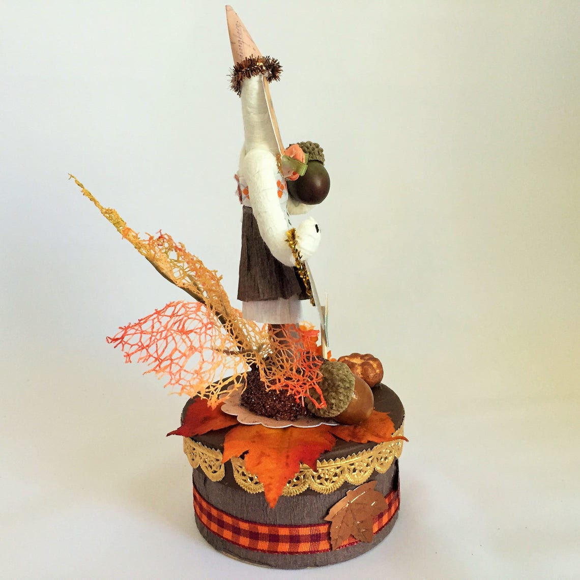 Boxer Dog THANKSGIVING Vintage Style Spun Cotton Dog Figure on - Etsy