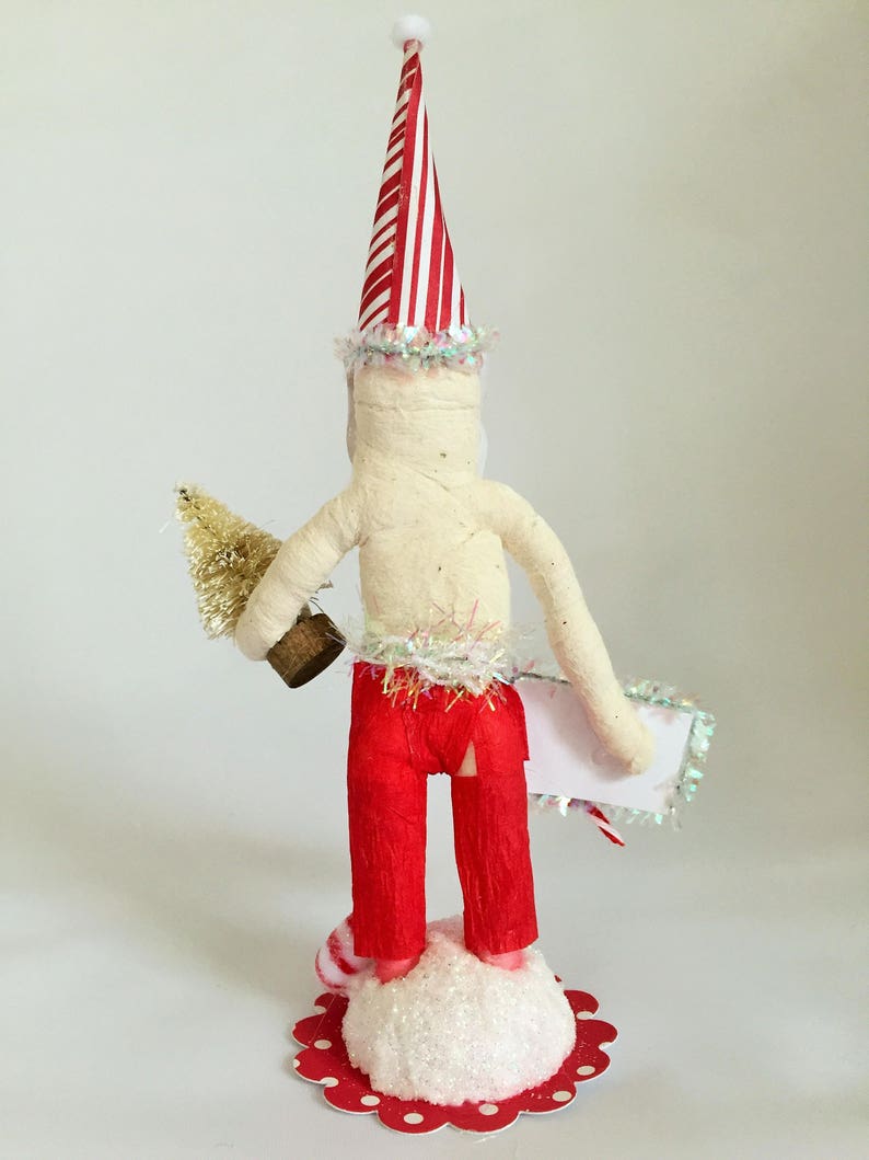 Pit Bull Terrier CHRISTMAS PEPPERMINT Boy Vintage Style Spun - Etsy