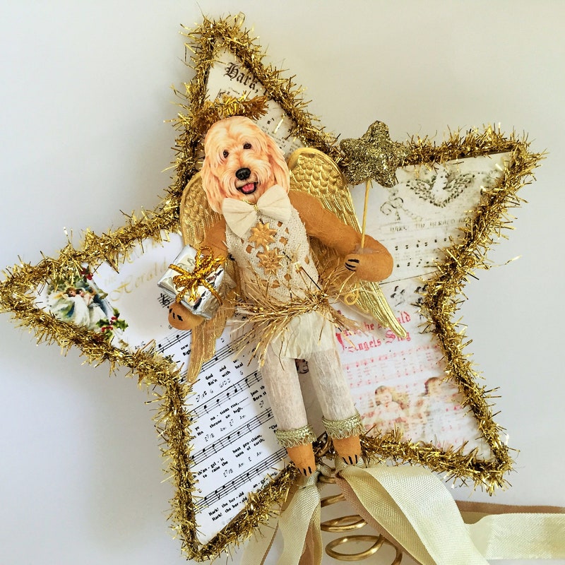 Dog Tree Topper - Etsy
