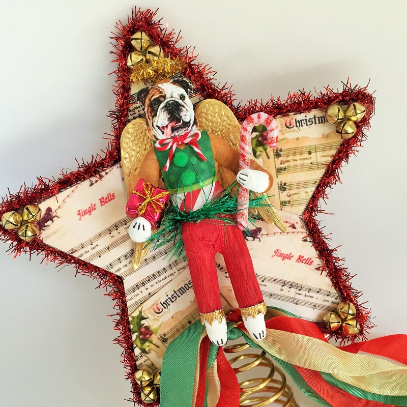 Dog Tree Topper - Etsy