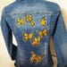 Monarch Butterflies, Hand Painted Jean Jacket, Butterfly Jacket ...