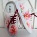 Orchid Sneakers, Hand Painted Floral Shoes, Orchid Art, Orchids ...