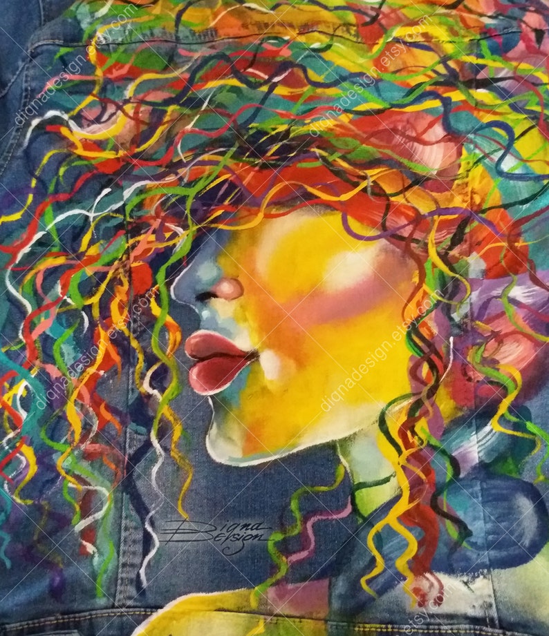 Custom Order Pop Art Jacket Jean Jacket Art Handpainted | Etsy