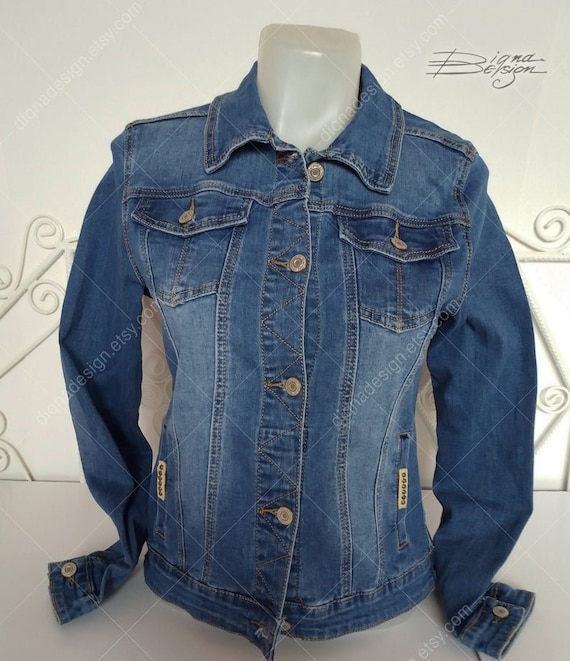 Jacket With Horses, Hand Painted Jean Jacket, Horses Jacket With Horses, Hand Painted Jean Jacket, Horses