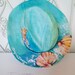 Hand Painted Seashell Hats, Hanpainted Hat, Seashell Sunhats Art ...