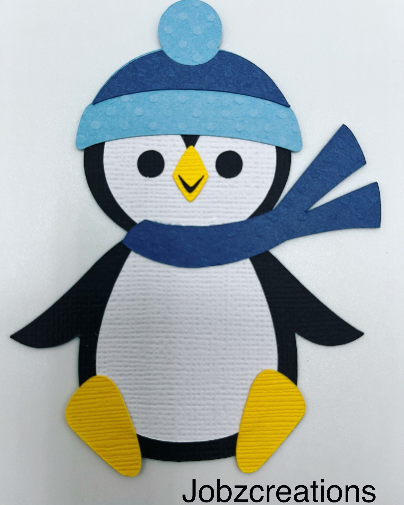 Handmade Penguin Die Cuts: Paper Piecing Embellishment - Etsy