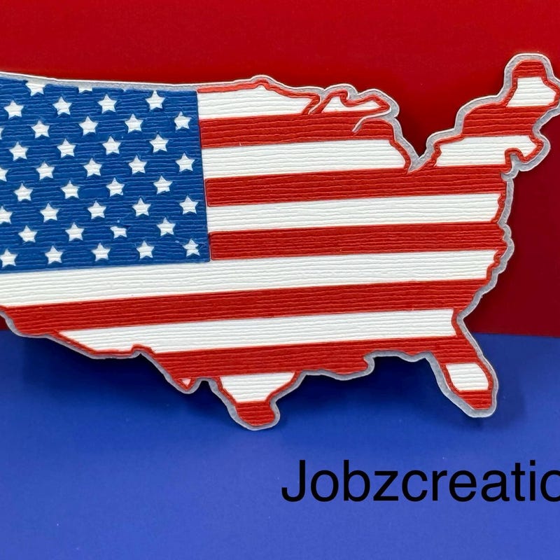 Die Cut States - Etsy