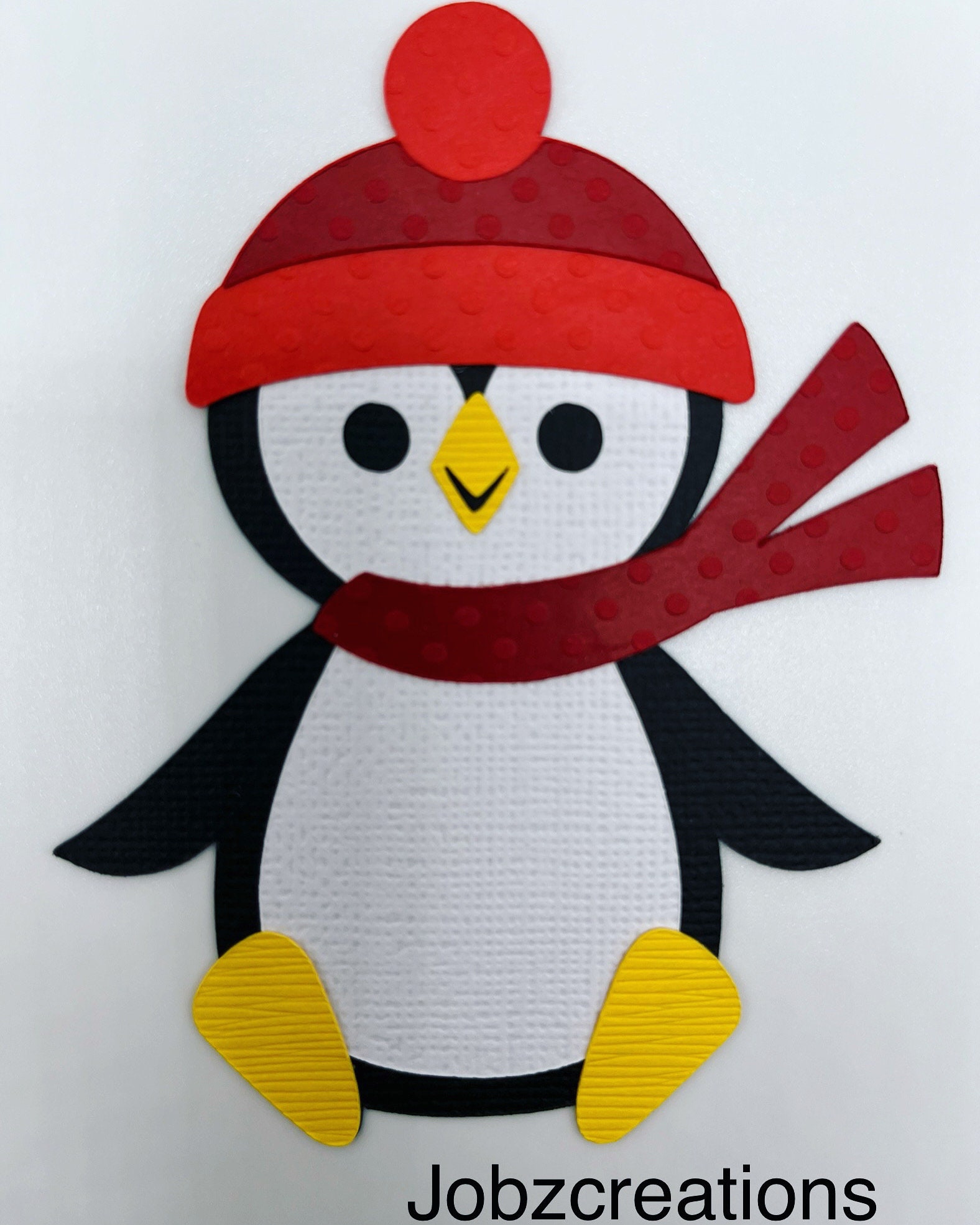 Handmade Penguin Die Cuts: Paper Piecing Embellishment - Etsy