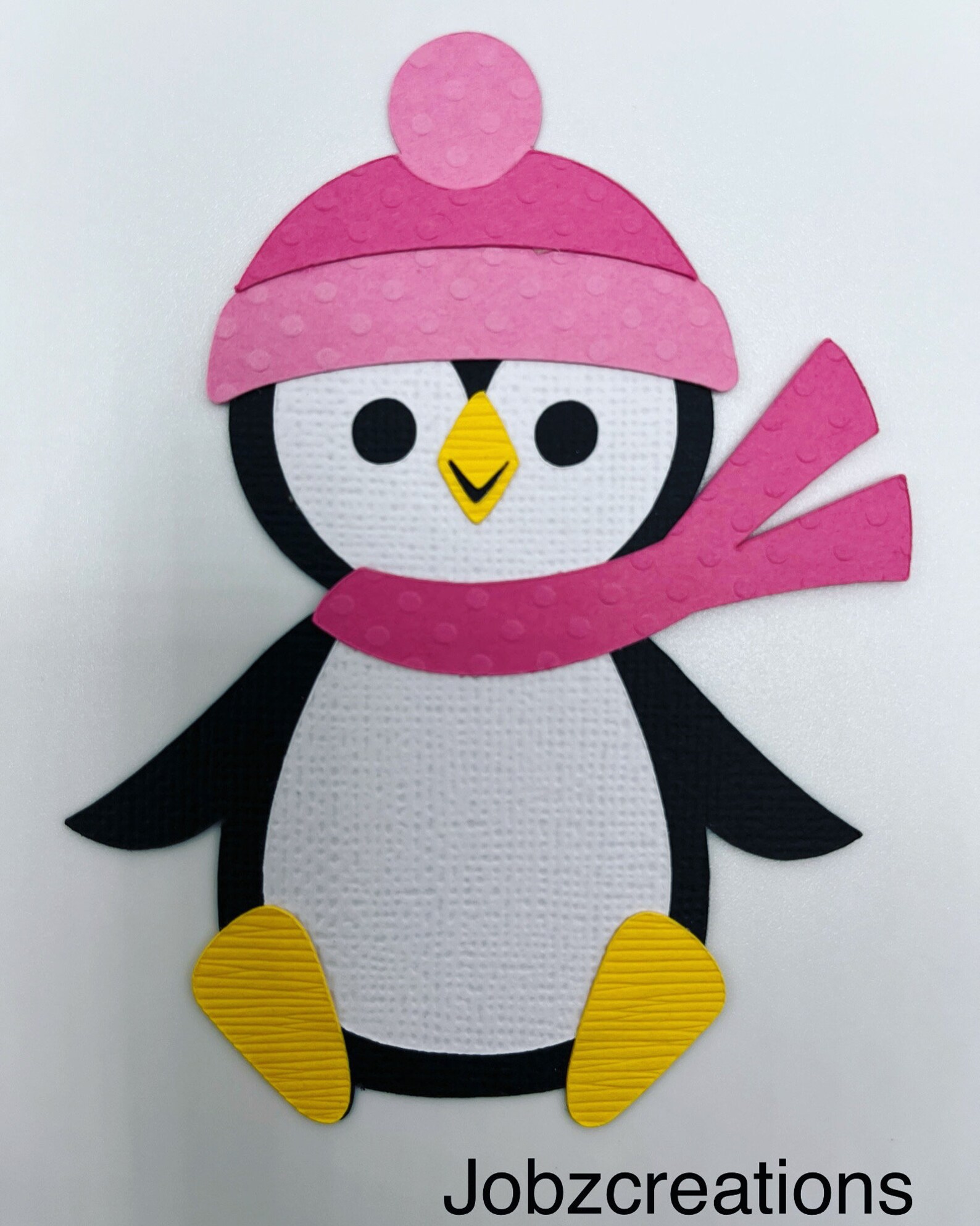 Handmade Penguin Die Cuts: Paper Piecing Embellishment - Etsy