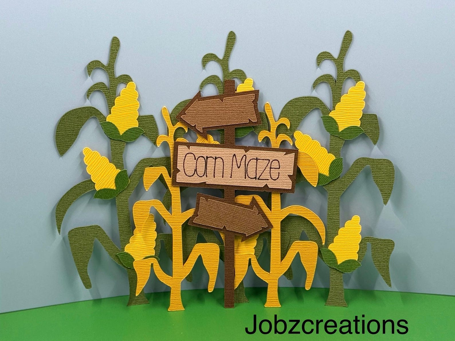 Corn Maze Die Cuts: Paper Piecing Embellishments, Scrapbook Card Making ...
