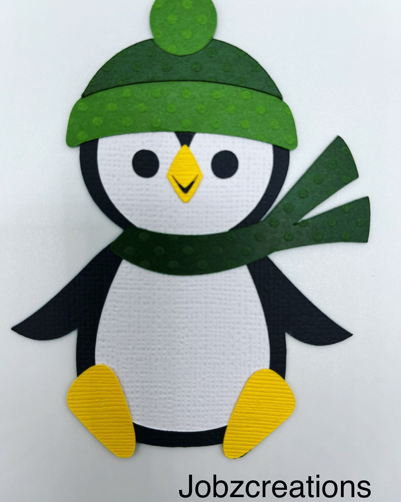 Handmade Penguin Die Cuts: Paper Piecing Embellishment - Etsy