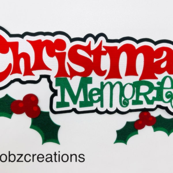 Christmas Die Cuts - Etsy