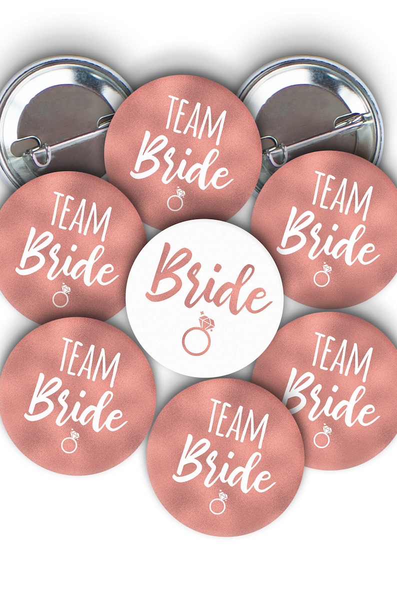 Bachelorette Pins, Bachelorette BUTTONS, Team Bride Pins, Bride Button ...