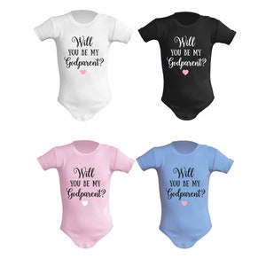 Godparent Proposal, Will You Be My Godparent One Piece Bodysuit, Godmother or Godfather Gift - Etsy