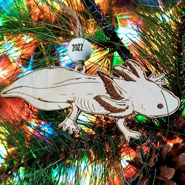 Pet Axolotl Ornament - Etsy