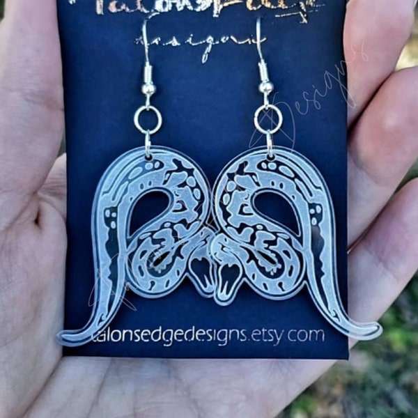 Snake Earrings - Etsy